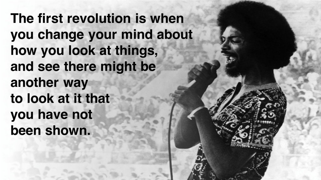 the first revolution… Gil Scott Heron | recovery network: Toronto